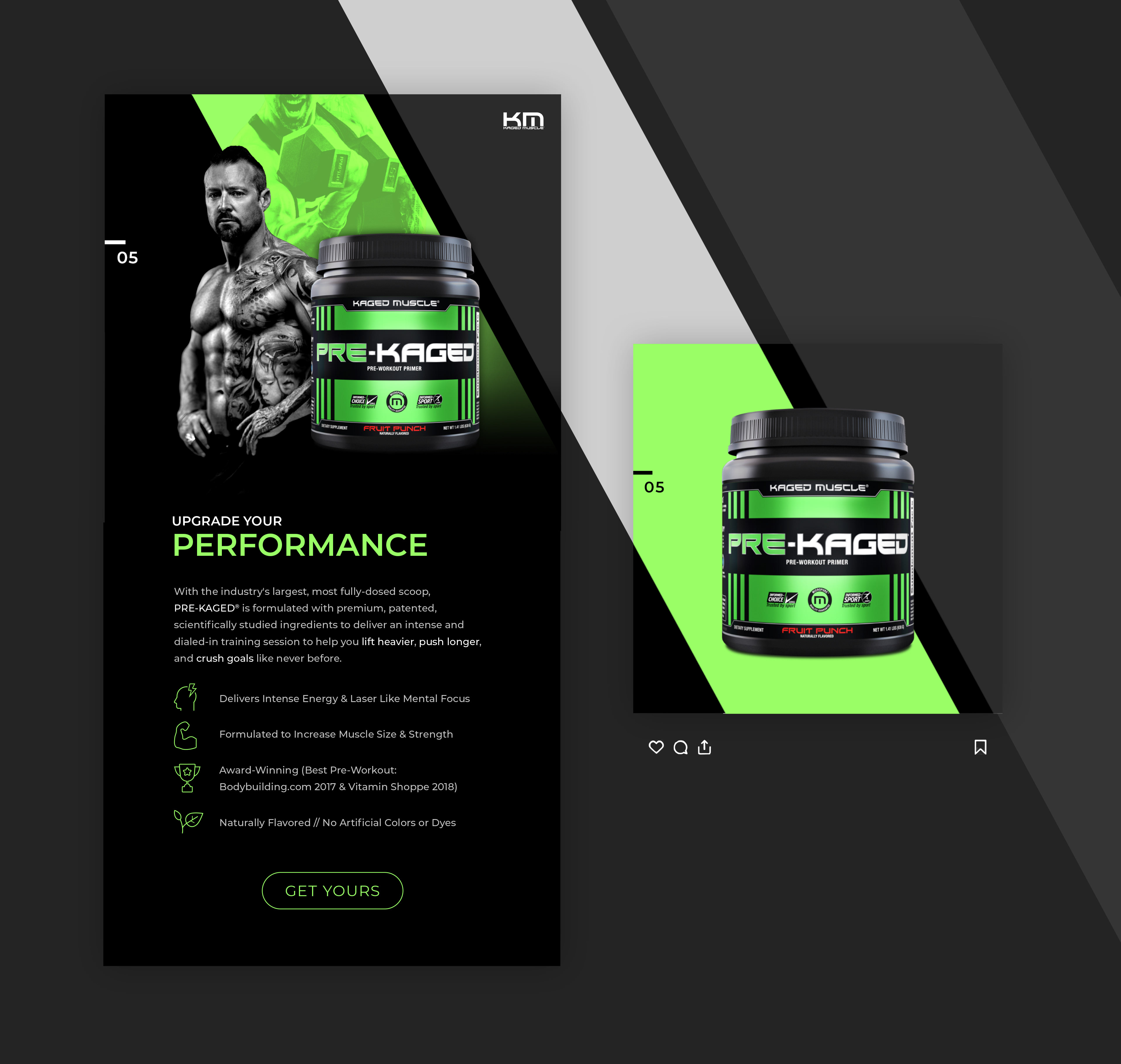 Janet Valenzuela - Kaged Muscle - Digital Campaign