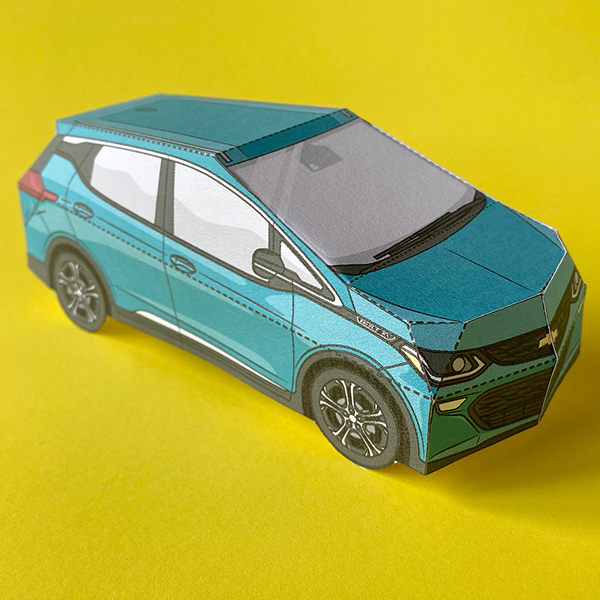Chris Philpot - Chevy Bolt Paper Craft