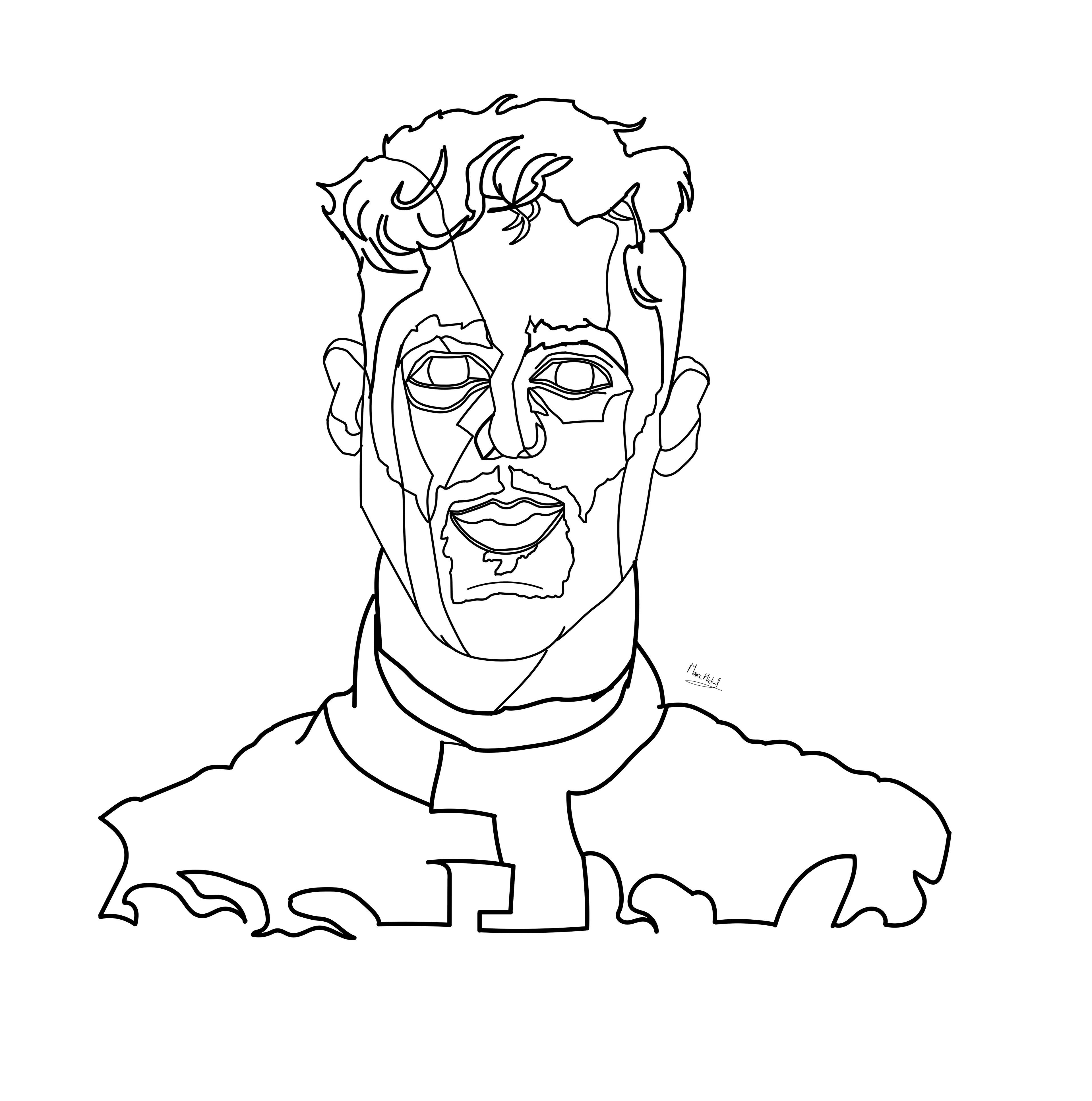 Marc Michel Art - Daniel Ricciardo #3