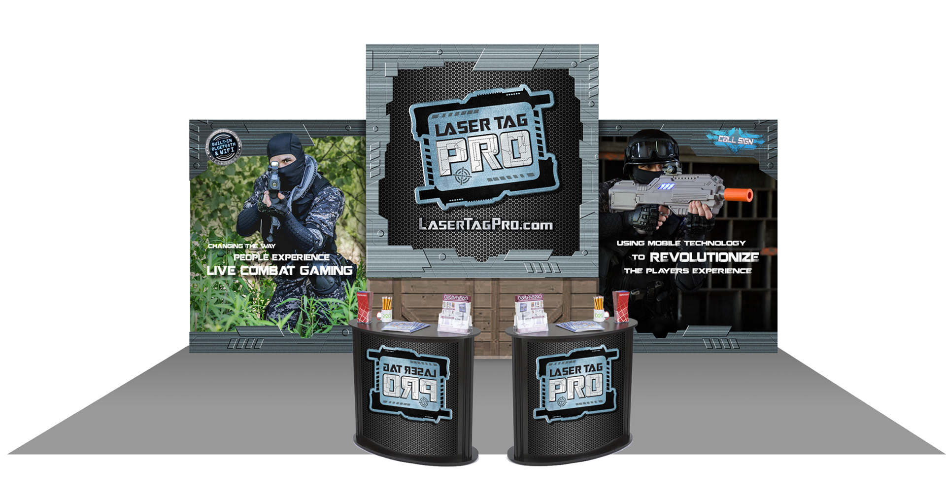 Cesar Hernandez - Laser Tag Pro Logo