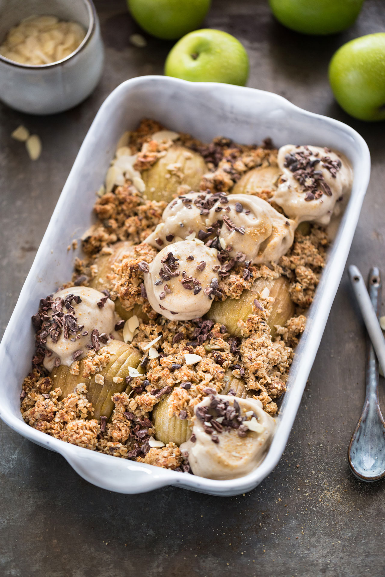 Lenaliciously - gebackener Apfel Crumble