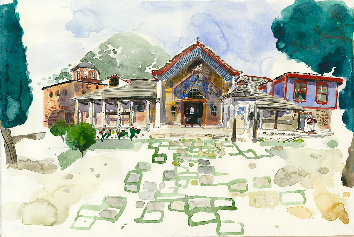 Tim Vyner | Illustrator, Artist, Lecturer - Mount Athos