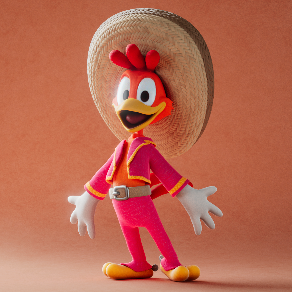 Daichi Sugimoto / 3D Artist - Panchito Pistoles Fan Art