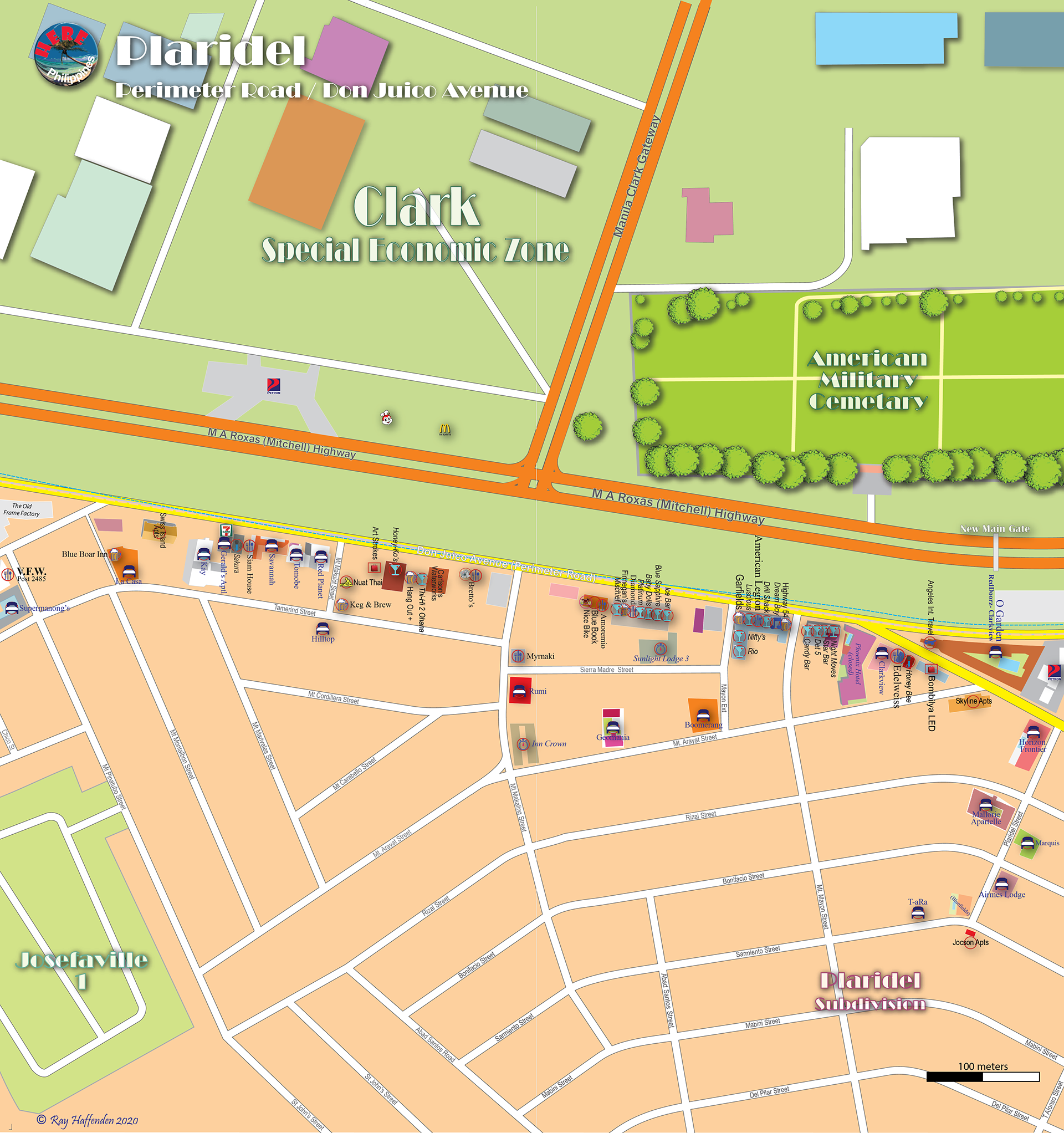 Angeles City Maps - Clarkview