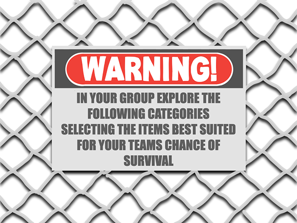 Arwen Borris - Zombie Apocalypse Ice-Breaker Challenge