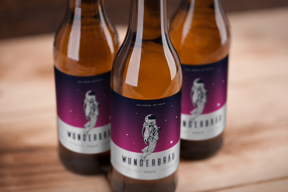 Edgar Heinz - Wunderbräu – Label Design