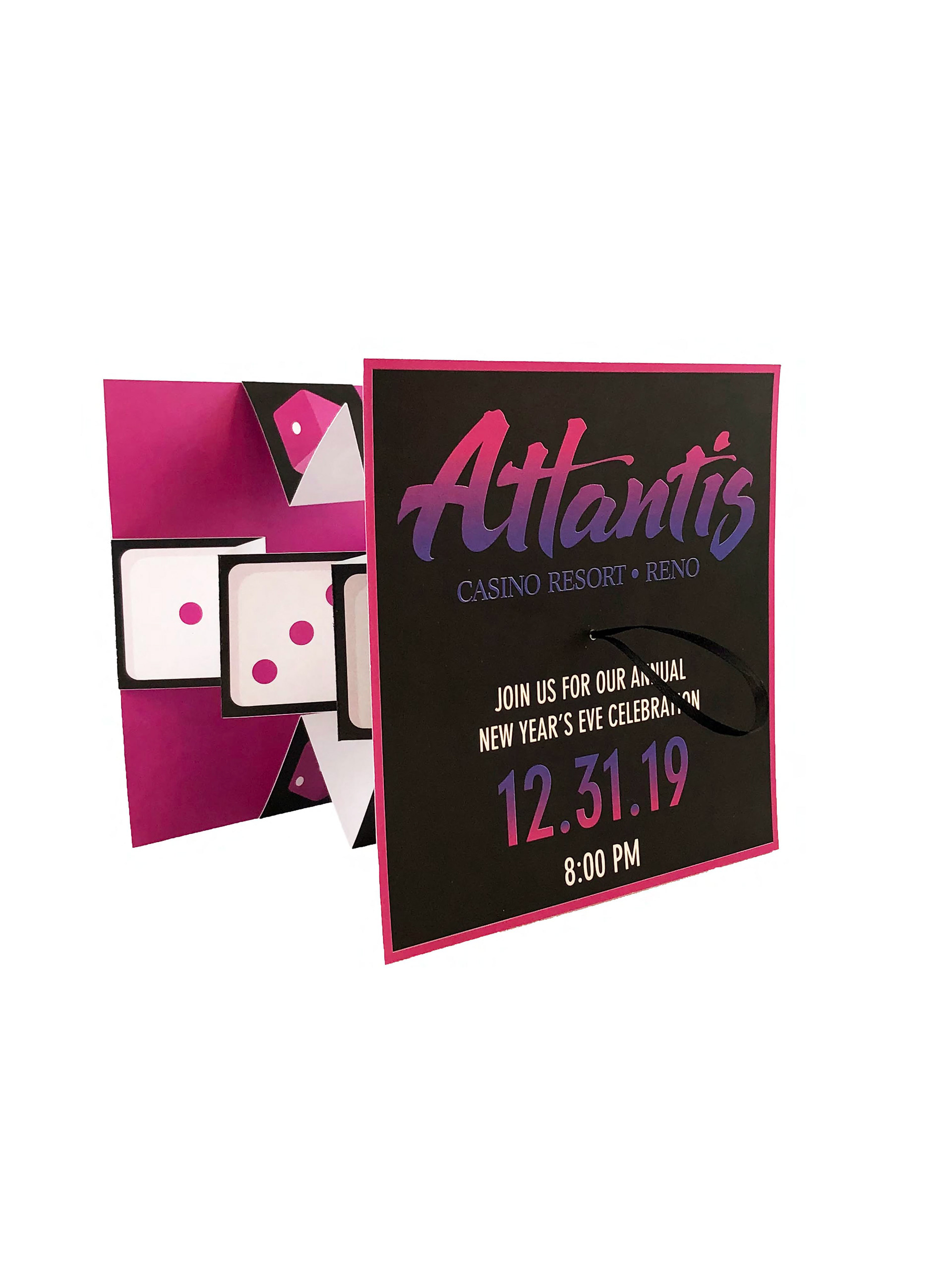 Sarah Fishwick - Atlantis NYE Invitation