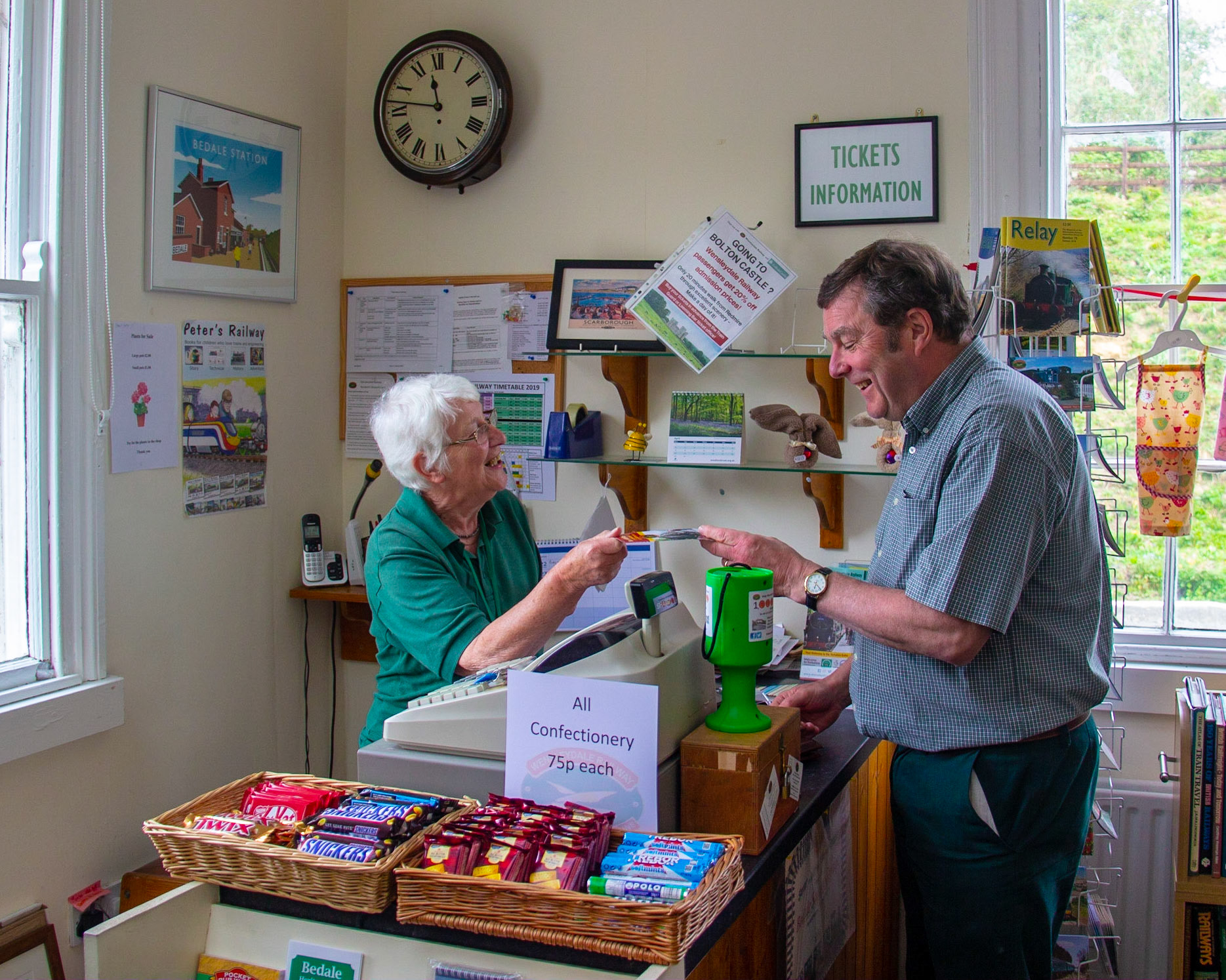 Blue Sky Thinking - Bedale Railway Station Volunteers