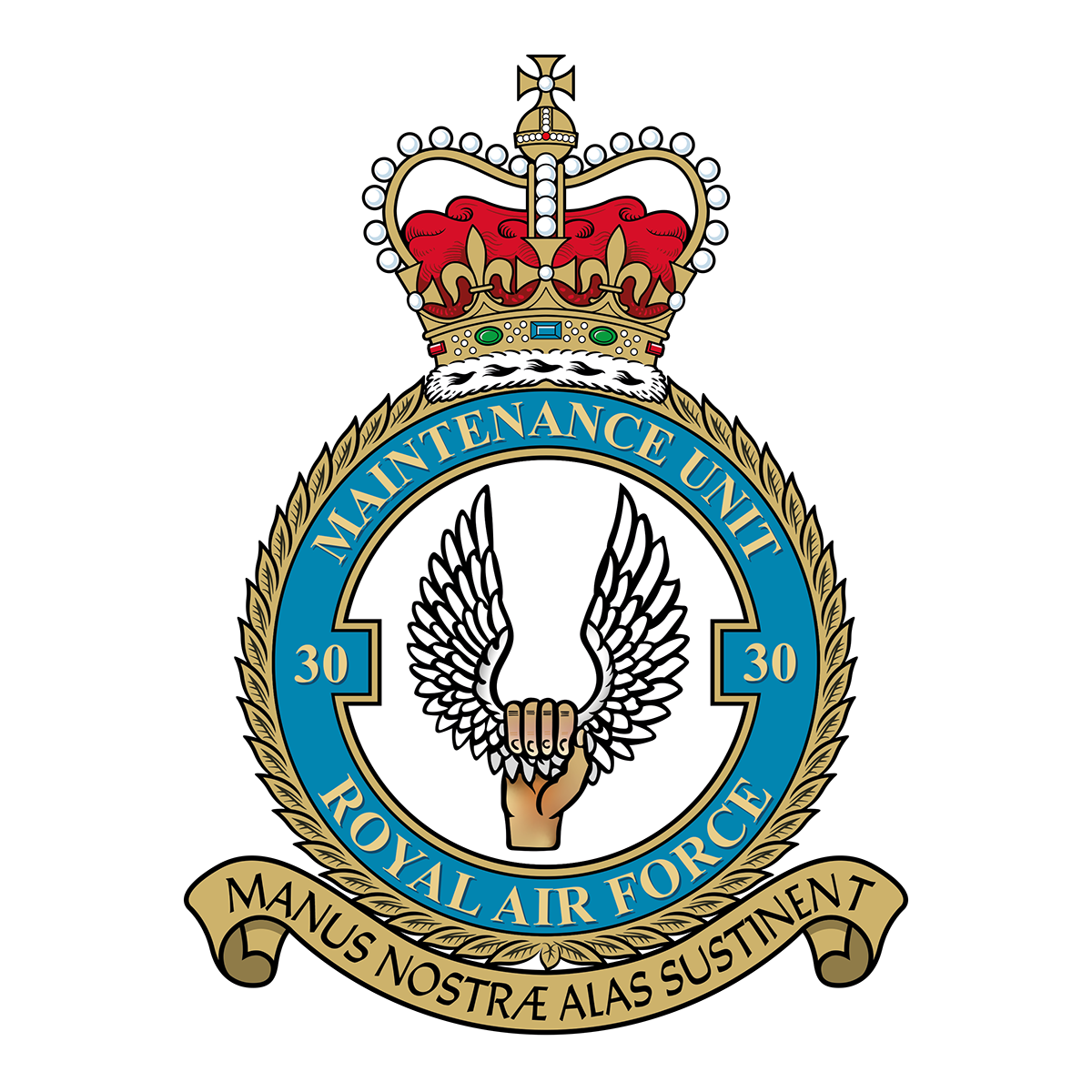 RAF Vector Badges - RAF Maintenance Units