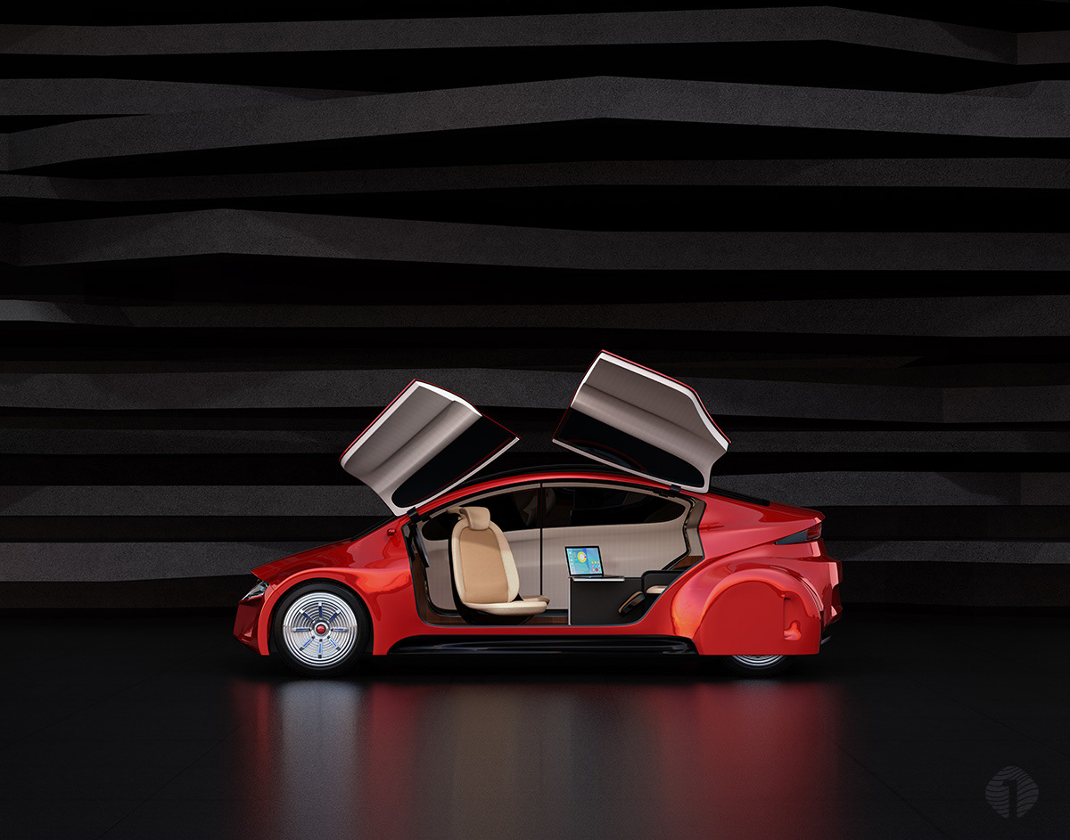 Fokusone Design - Self Driving car concept