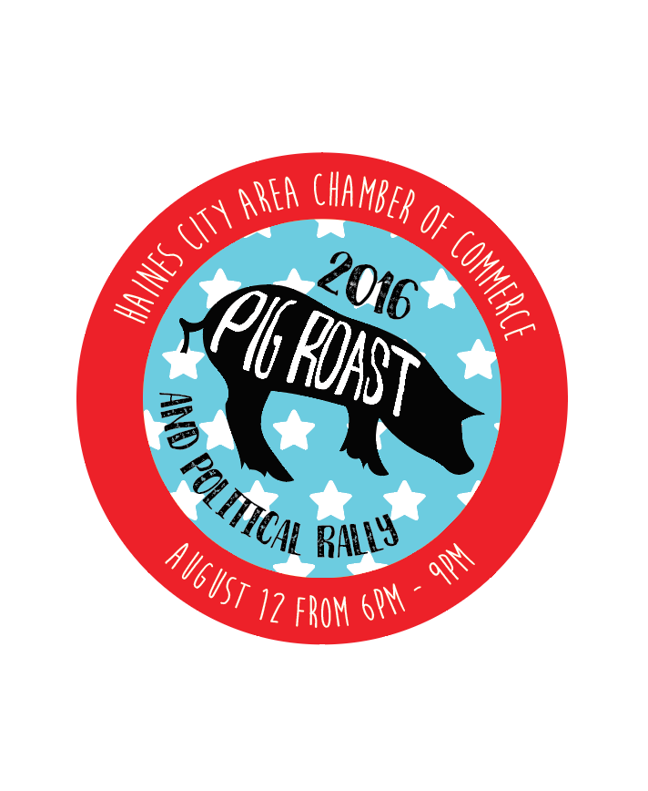 Ink Mode Design - Pig Roast Button and Logo