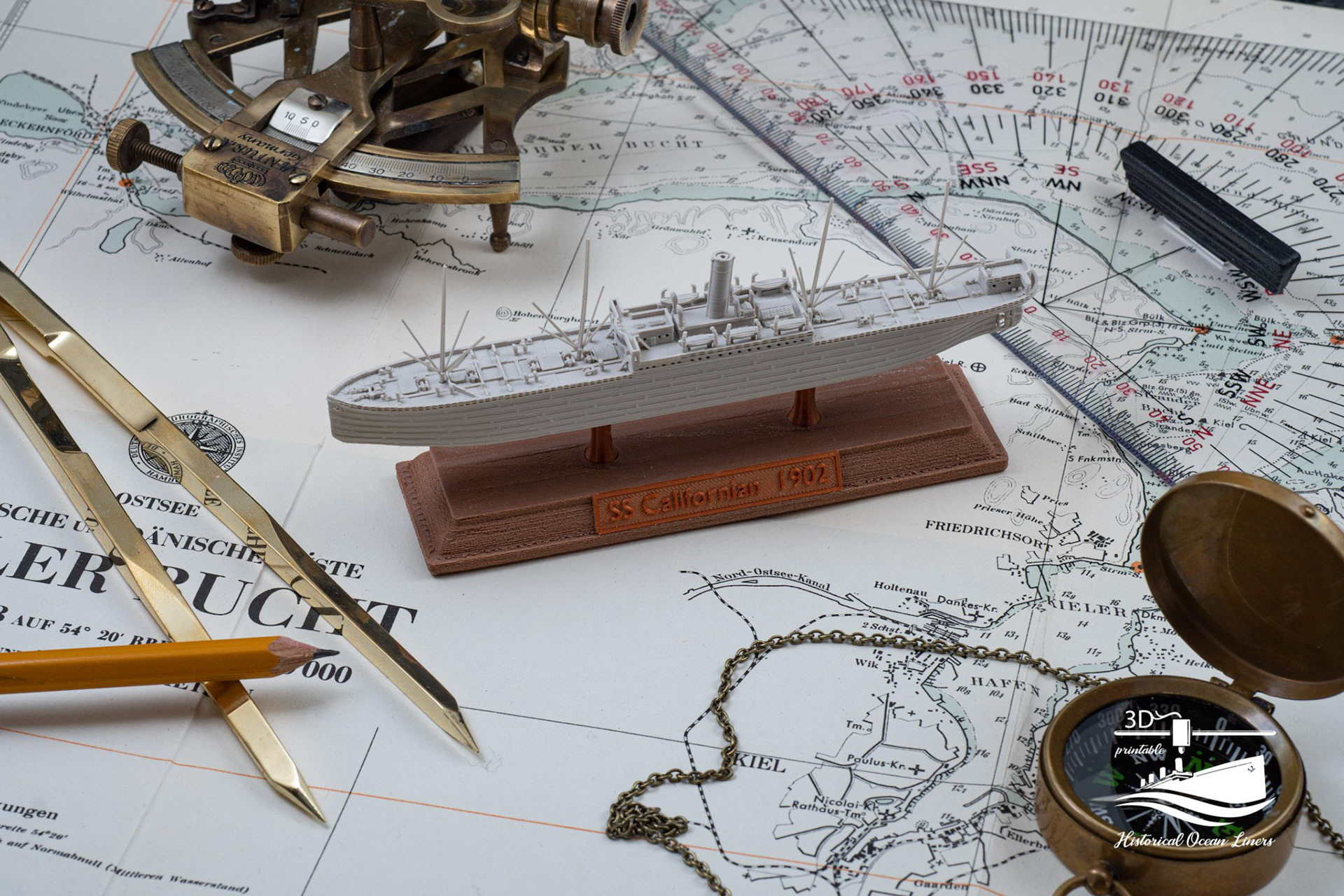 3D printed historical ocean liners - SS Californian