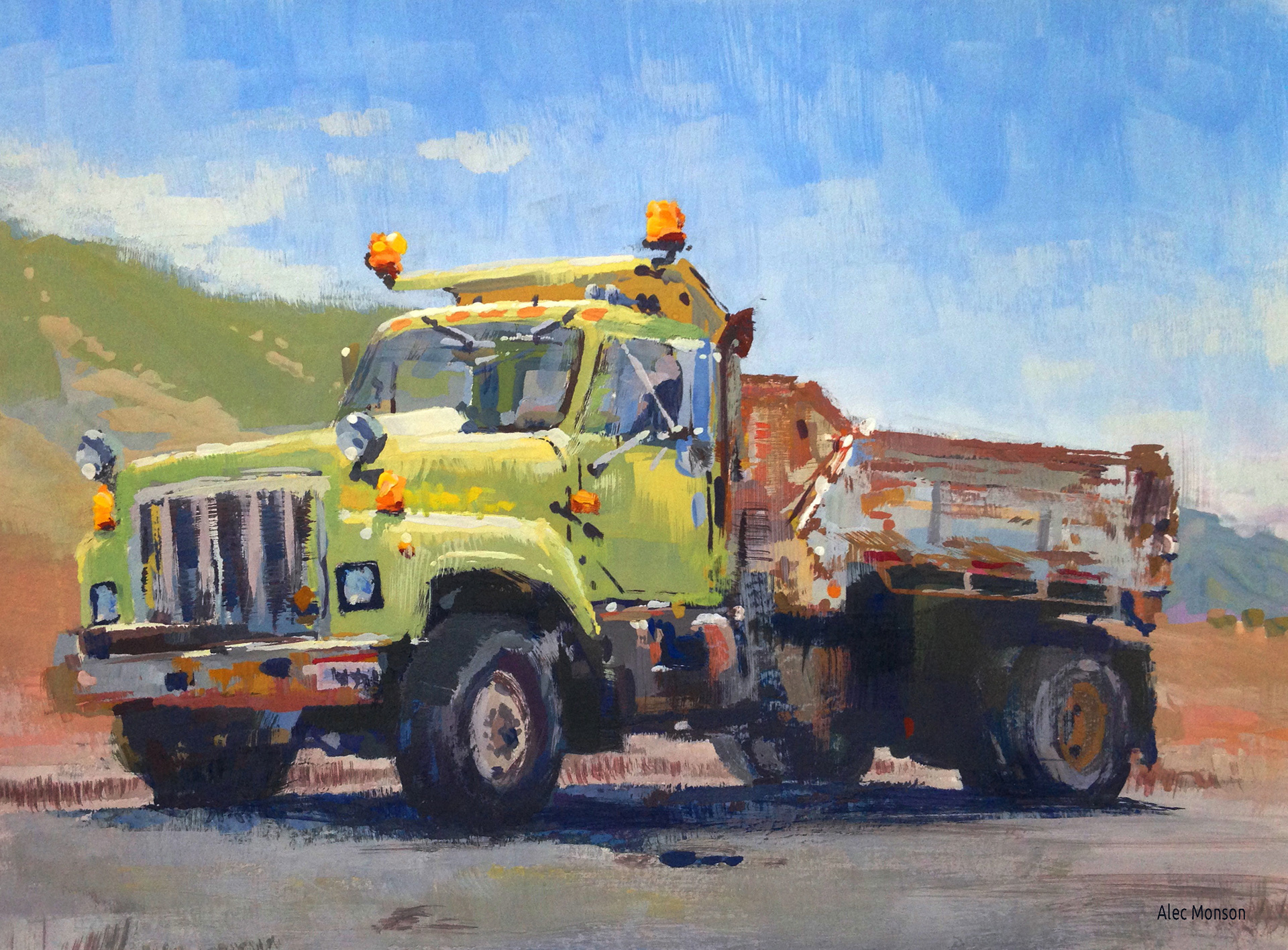 Alec Monson - Gouache Paintings