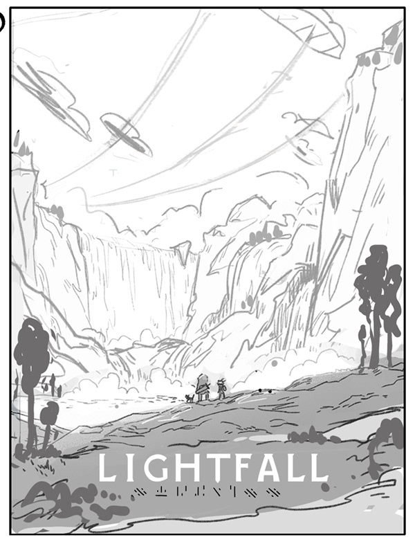 Tim Probert - Lightfall Poster No. 1