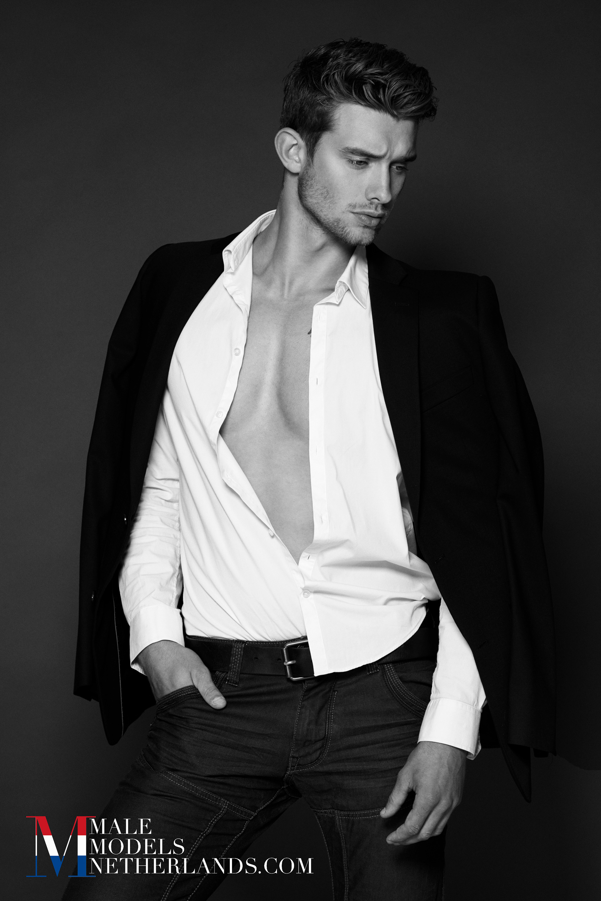 Male Models Netherlands - Editorial with Robert