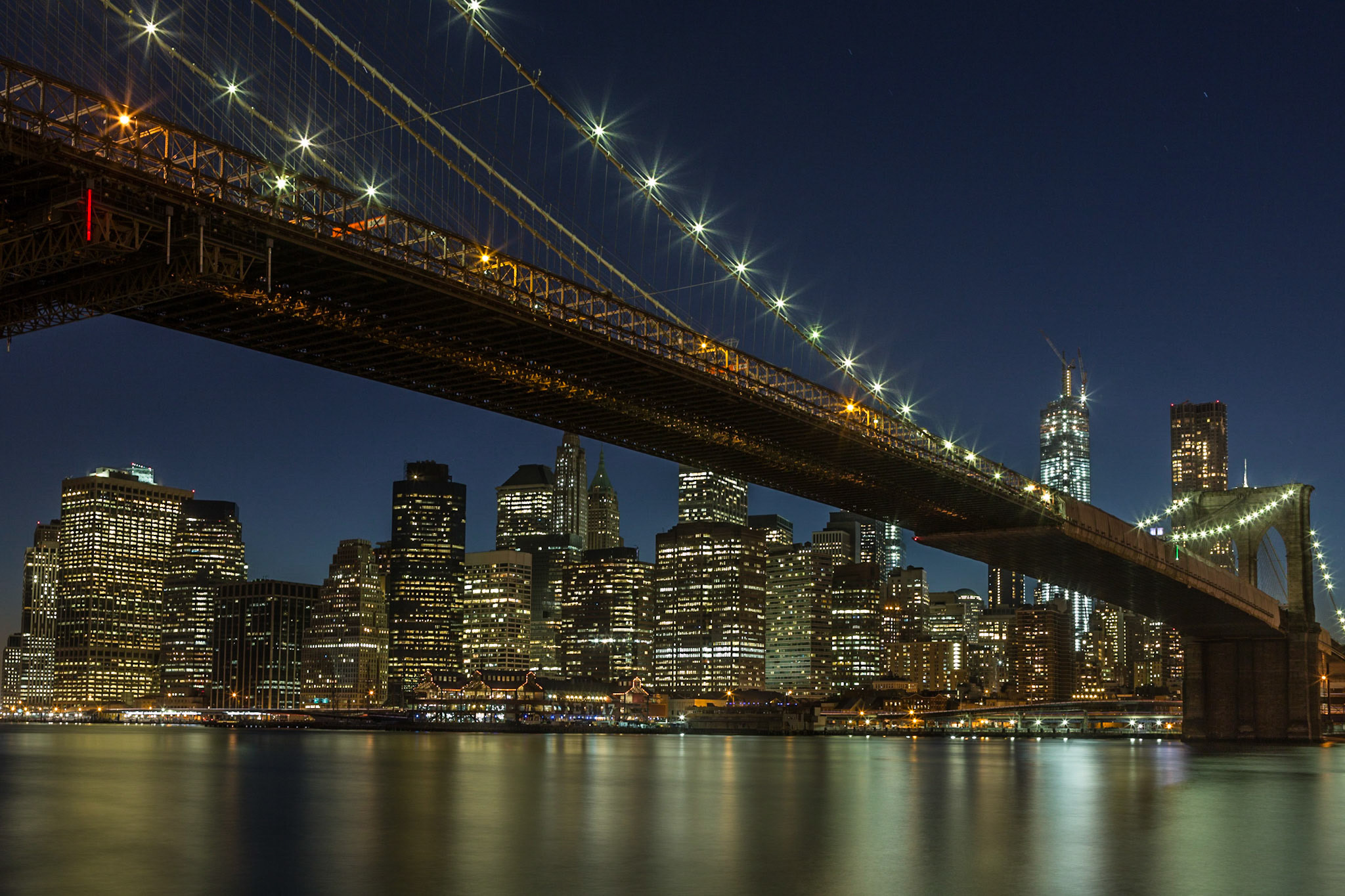 heidger marx photography - New York Bridges at night