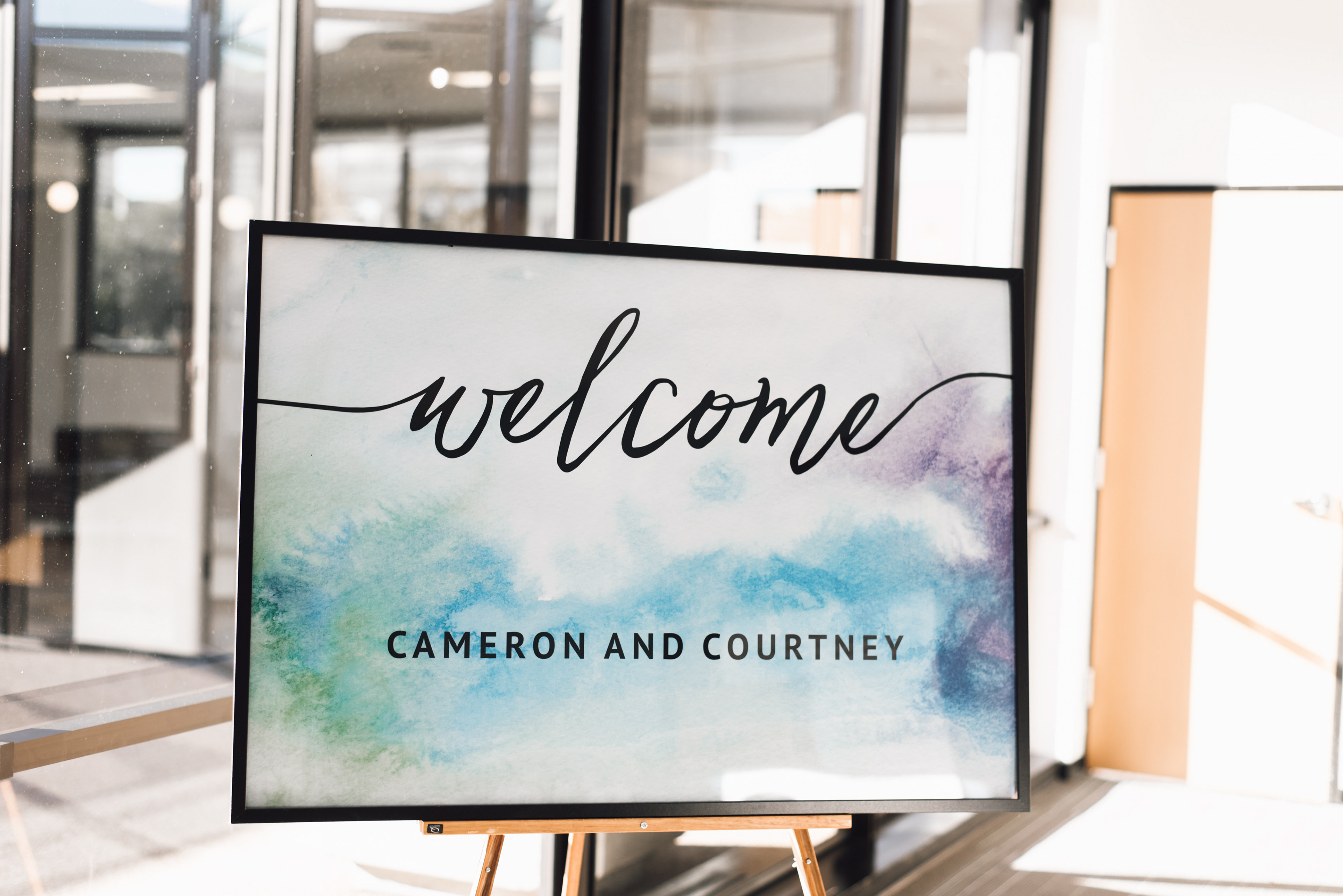 Courtney Colvin - Invitation Suite and Signage: Courtney and Cameron