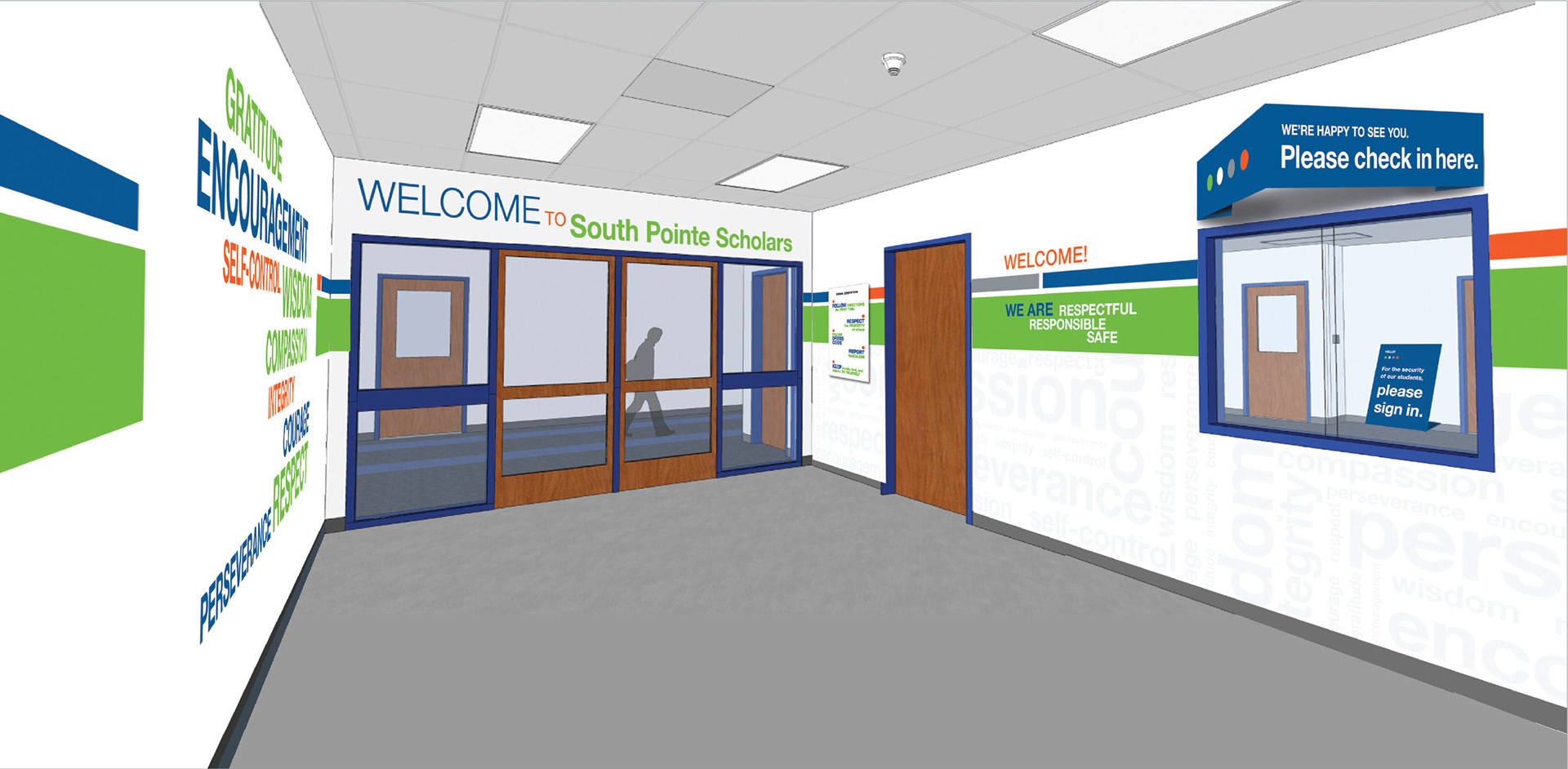 Hyde Creative - Lobby Messaging • NHA Schools