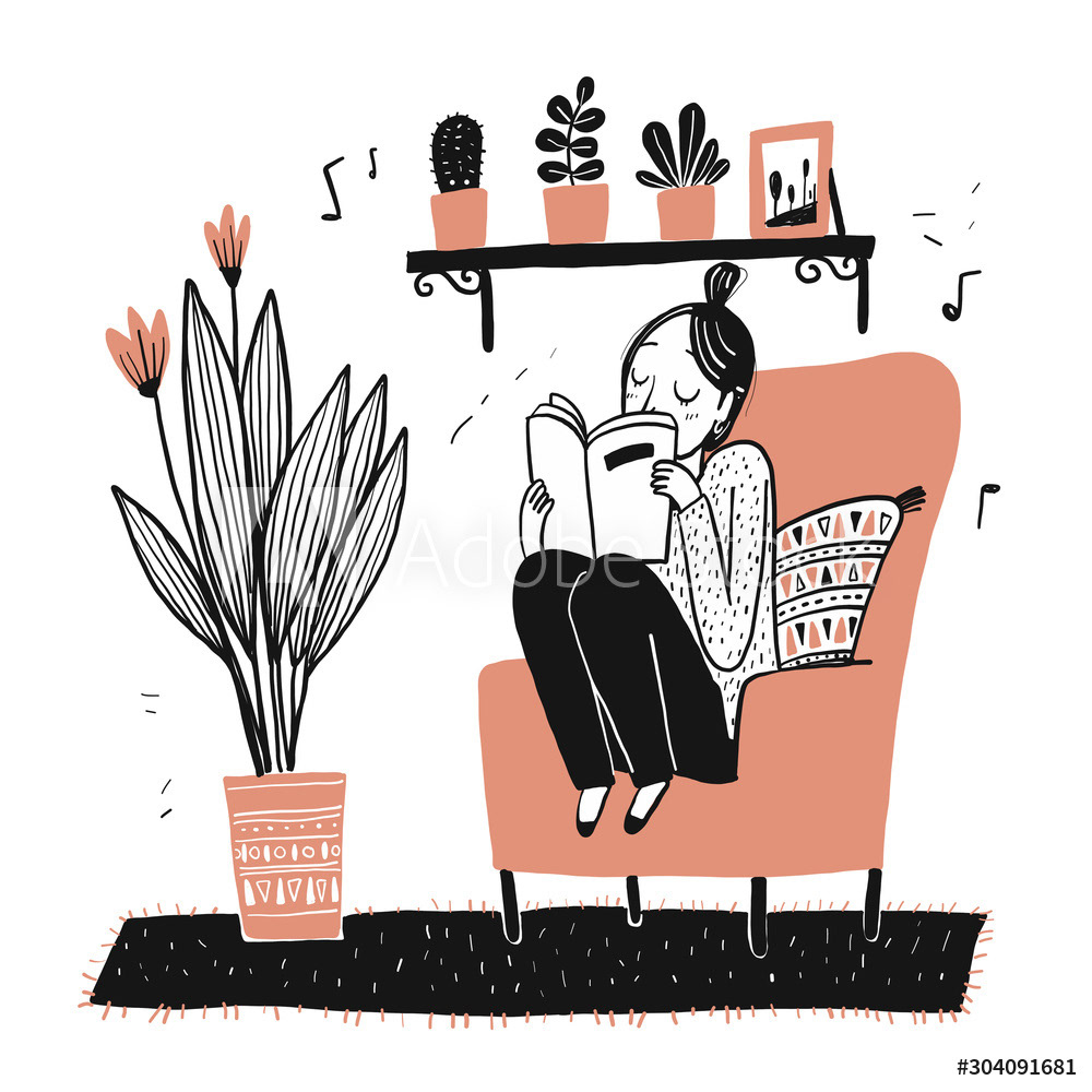 Huza Studio - Hand drawing of relax