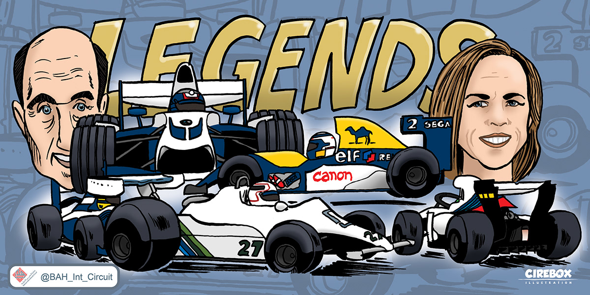 CIREBOX Illustration - F1 Cartoons for BAHRAIN INTERNATIONAL CIRCUIT
